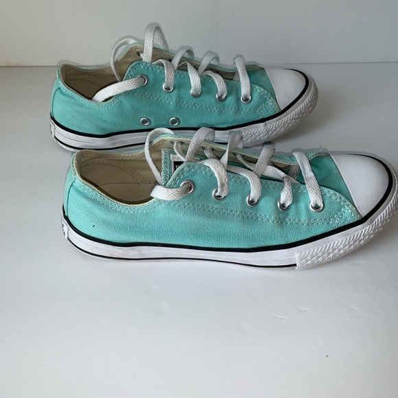 Converse | Shoes | Kids Converse Chuck Taylor Oxford Light Aqua Shoe ...